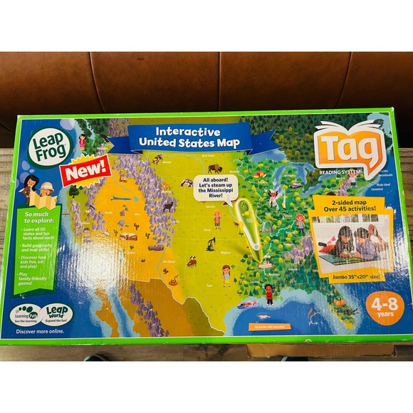 Leapfrog | Toys | Leap Frog Tag Interactive United States Map Learning ...